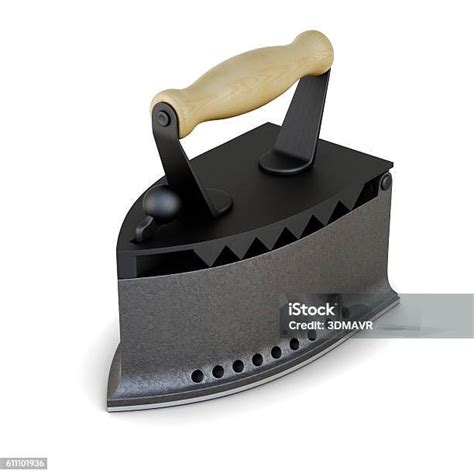 흰색 배경에 고립 된 빈티지 석탄 철 3d 렌더 이미지 0명에 대한 스톡 사진 및 기타 이미지 0명 3차원 형태 가사 집안일 Istock