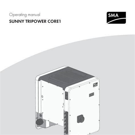 SMA STP Core 1 50kW 50 40 Operating Manual Pdf DocDroid