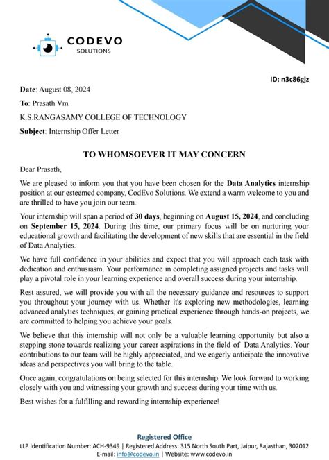 Prasath V M On Linkedin Codevo Solutions Intenship Dataanalysis