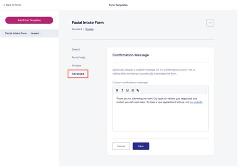Creating Form Templates Mangomint Salon And Spa Software
