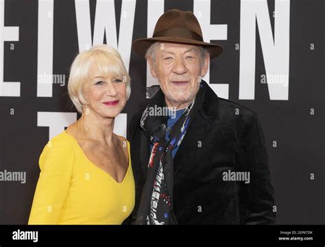 1162019 Dame Helen Mirren And Sir Ian Mckellen Attend The Good Liar