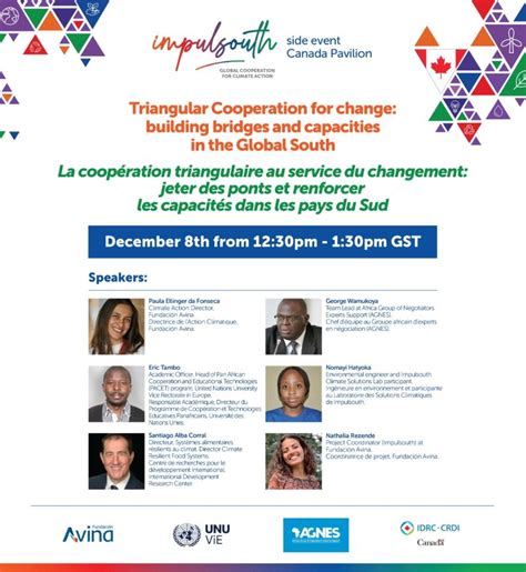 Cop28 Southsouth Capacities Triangularcooperation Paula Ellinger