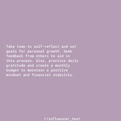 Self Reflection Goals Feedback Gratitude And Budgeting R