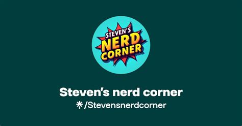 Stevens Nerd Corner Instagram Tiktok Linktree