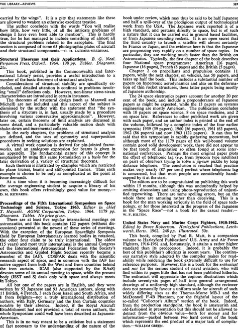 Structural Theorems And Their Applications B G Neal Pergamon Press Oxford 1964 198 Pp