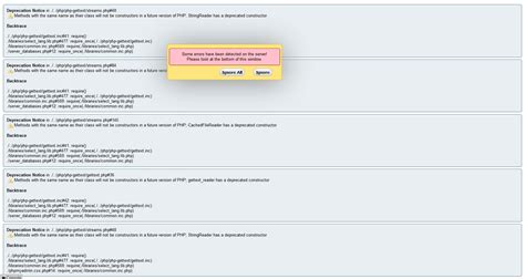 Linux Remove Php Errors From Cli And Phpmyadmin Stack Overflow