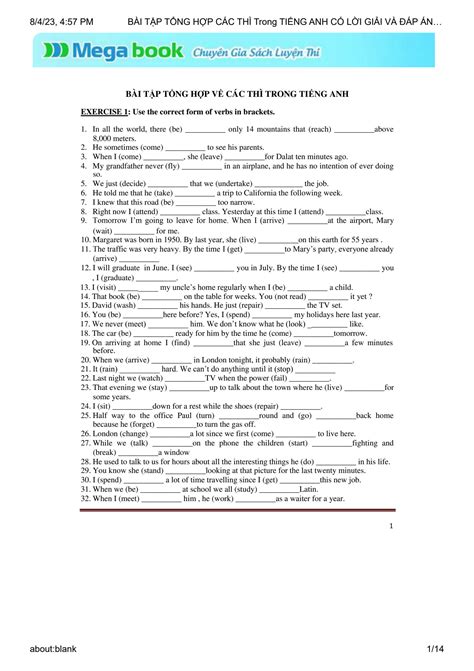 SOLUTION B I T P T Ng H P C C Th Trong Ti Ng Anh C L I Gi I V P N Chi Ti T Human Behavioral