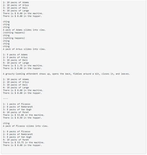 Solved Python Code Ah The Days Of Automatically Dispensed