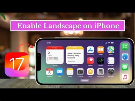 How To Enable Landscape Mode On Iphone Ios How To Turn On Landscape Mode In Iphone Ios