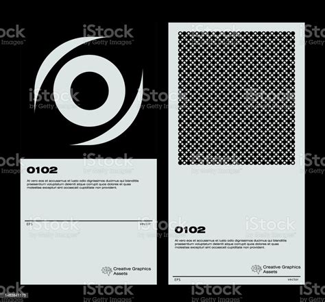 잔인한 디자인의 네오 모던 미학은 추상적 인 요소와 기하학적 모양으로 만든 벡터 포스터 표지 레이아웃입니다 초대장 배너 포스터