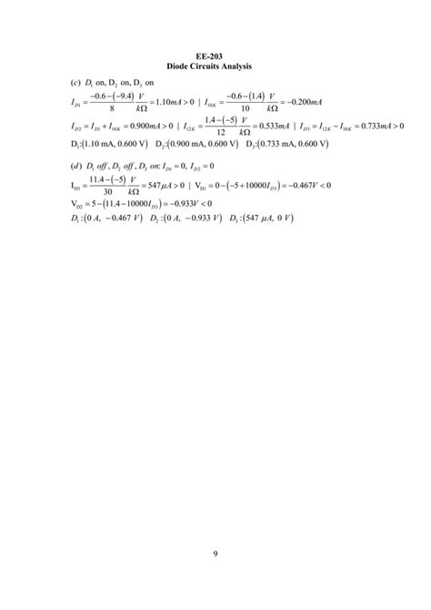 Diode Circuits Analysis PDF