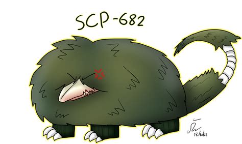 Scp 682 He So Cute By Nongying On Deviantart