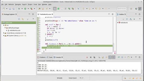 Match Expression In Scala Youtube