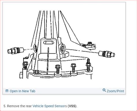 2017 Ford Transit Output Shaft Speed Sensor Location