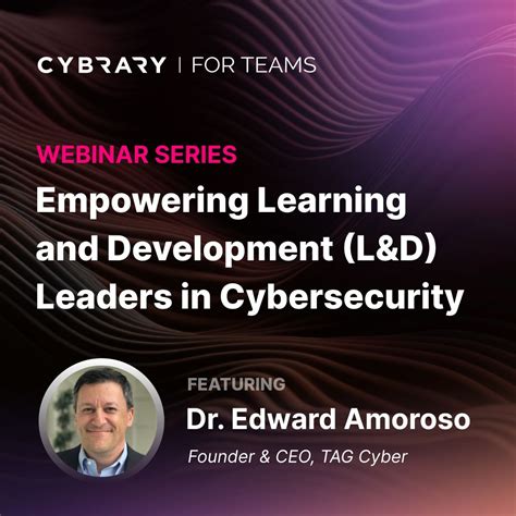 Cybrary On Linkedin Cybersecurity Webinarseries Knowledgeispower