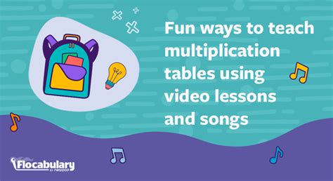Fun Ways To Teach Multiplication Tables Infoupdate Org