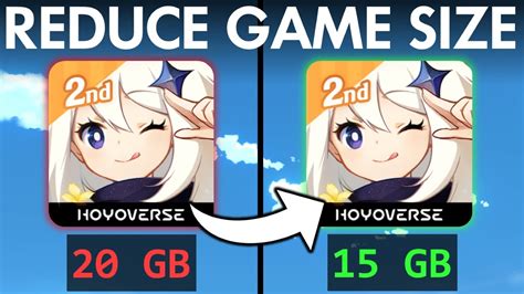 Genshin Impact How To Reduce Game Size And Use Less Storage Space Youtube