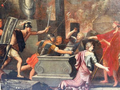 Proantic The Discovery Of Astyanax In Hectors Tomb 17th Century Pai