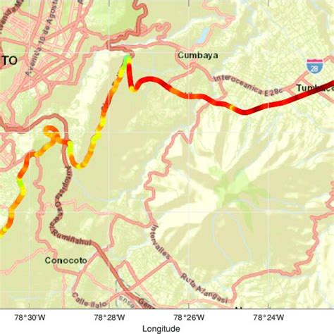 Proposed Route Under The Real Emissions Cycle Download Scientific