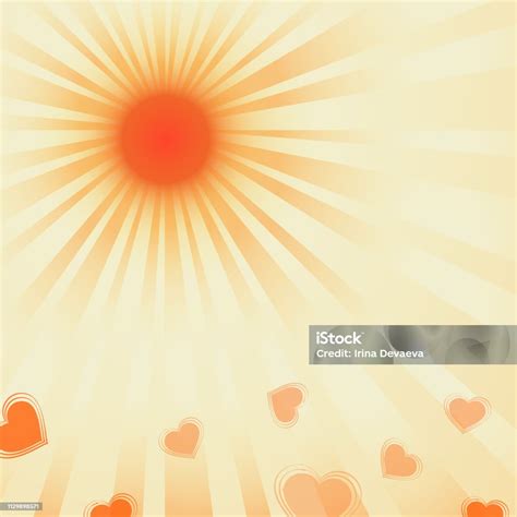 밝은 태양 줄무늬 형태의 광선 잡지 포스터 책 표지 배너 전단지 책자에 대 한 크리에이 티브 그림 벡터 그래픽 가리기에 대한 스톡 벡터 아트 및 기타 이미지 Istock