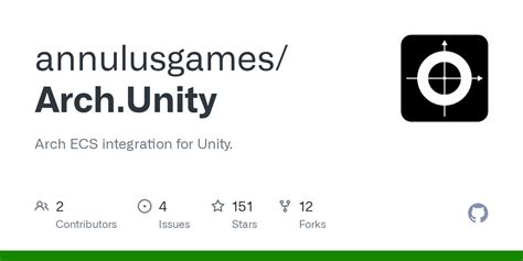 Github Annulusgames Arch Unity Arch Ecs Integration For Unity