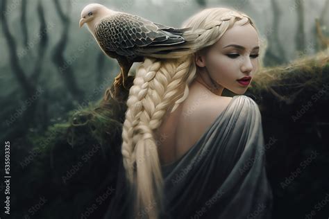 Divine Slavic Beauty Goddess Of Charm Natural Body And Good Look