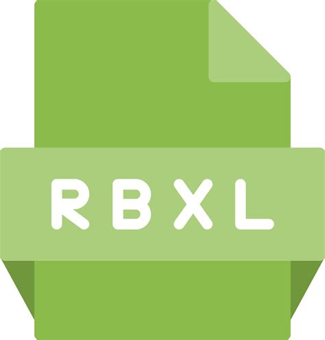 Rbxl File Format Icon Vector Art At Vecteezy