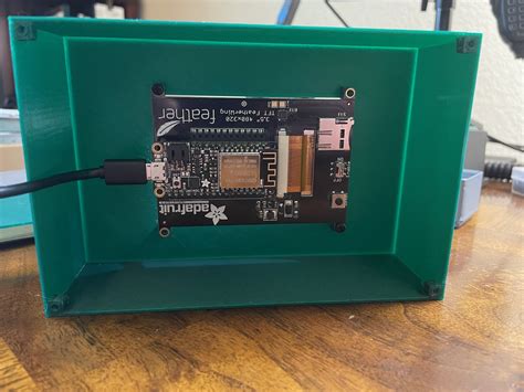 Clock Display For A TFT Screen By Ronguest Download Free STL Model Printables Com