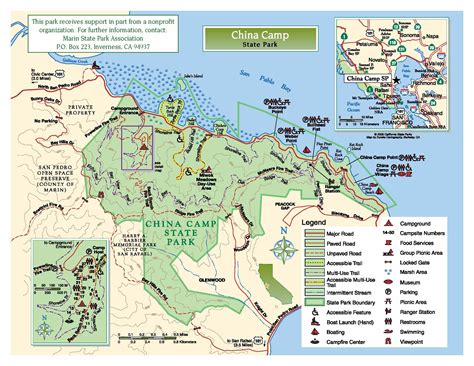 China Camp State Park Map