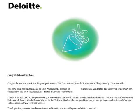 Deloitteusi Deloitteconsulting Sri Harshini Amanchi