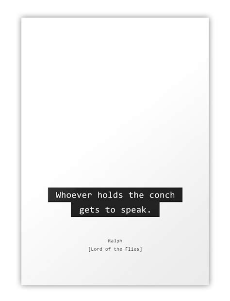 Ralph Lord Of The Flies Conch