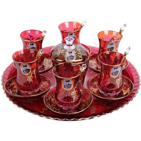 Persian Tea Glasses Iron Garden Decor