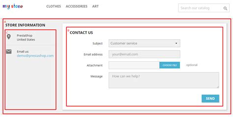 How To Edit The Contact Page In Prestashop 1 7 General Topics Prestashop Forums