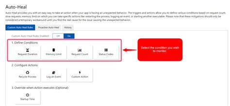 Azure Auto Heal Azure Advice