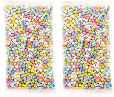 Color It Candy Decorative Sixlets Spring Mix 2lb Bag Shimmering Chocolate Candy