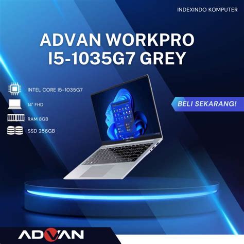 Jual Advan Notebook Laptop Workpro Intel I Di Seller Indexindo Computer Official Store Idx
