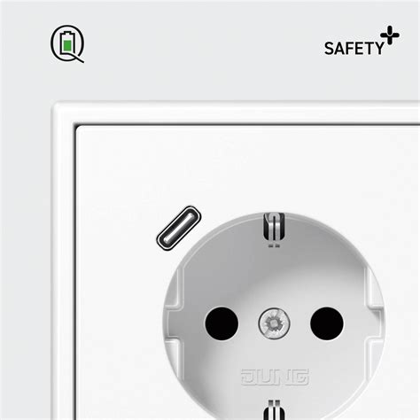 Jung Schuko® Socket With Usb Always The Best Connections