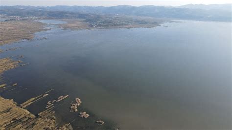 航拍美威宁县草海风景 旅游 旅途风光 好看视频