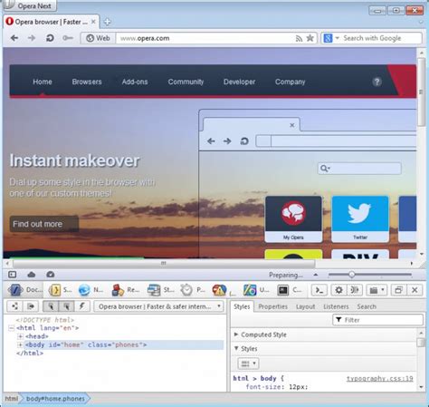 Opera Dragonfly Page Is Live Ghacks Tech News