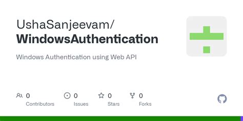 Github Ushasanjeevam Windowsauthentication Windows Authentication Using Web Api