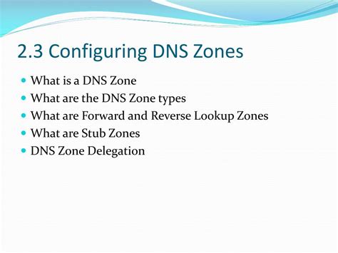Ppt Chapter 2 Configuring And Troubleshooting Dns Powerpoint Presentation Id 6675203