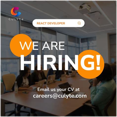 Culyte On Linkedin Hiring Reactdeveloper Webdev