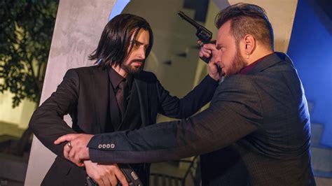 Self John Wick Cosplay Shootout Fake Blood And Fake Gun Shots R