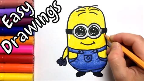 How To Draw A Cute Minion