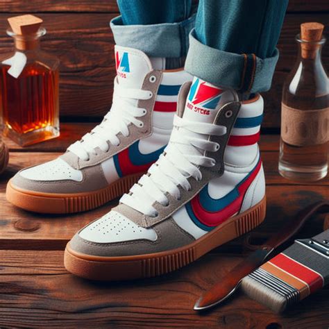 80s Retro Mens High Top Sneakers 2024 Edition Newretronet