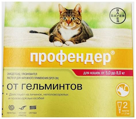 Профендер для кошек: инструкция по применению | отзывы, цена