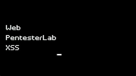 Web For Pentesterlab Xss Youtube