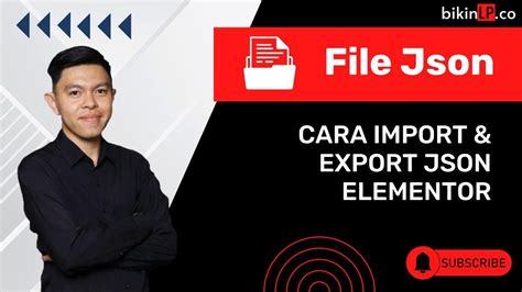Demo Export Dan Insert File Json Elementor Youtube