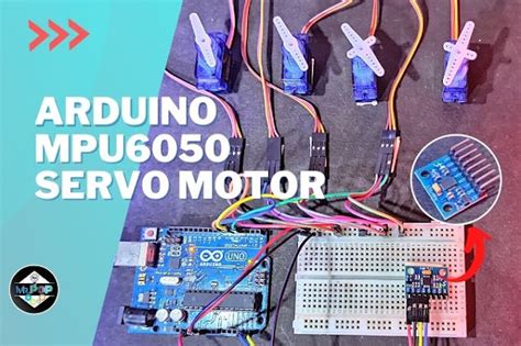 Arduino Mpu6050 Sensor Contol Servo Motor