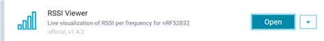 Nrf Connect For Desktop Rssi Viewer Compatible Chips Nordic Qanda